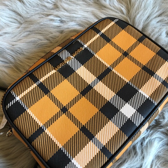 Michael Kors | Bags | Nwt Coach Plaid Jet Set Crossbody Handbag Purse ...